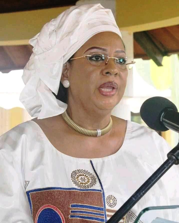 Mme Touré Lobbo Traoré, veuve de l’ancien président Amadou Toumani ...